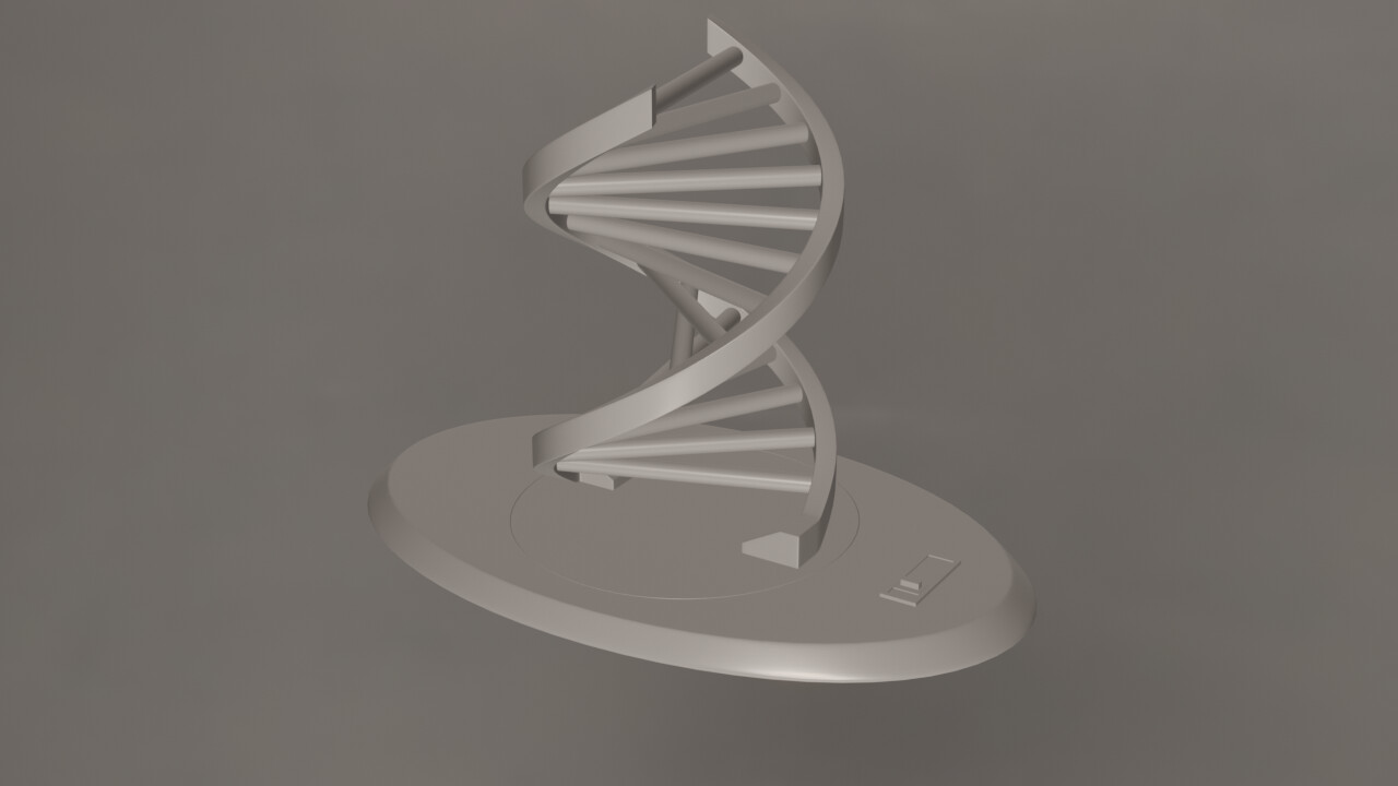 ArtStation - Double Helix Lamp- Low Poly | Resources