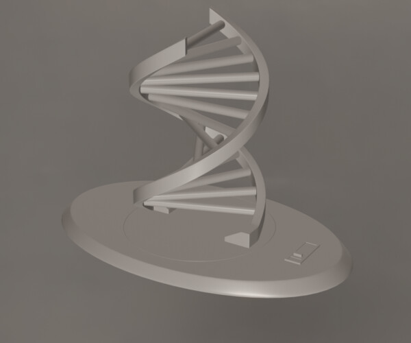 ArtStation - Double Helix Lamp- Low Poly | Resources