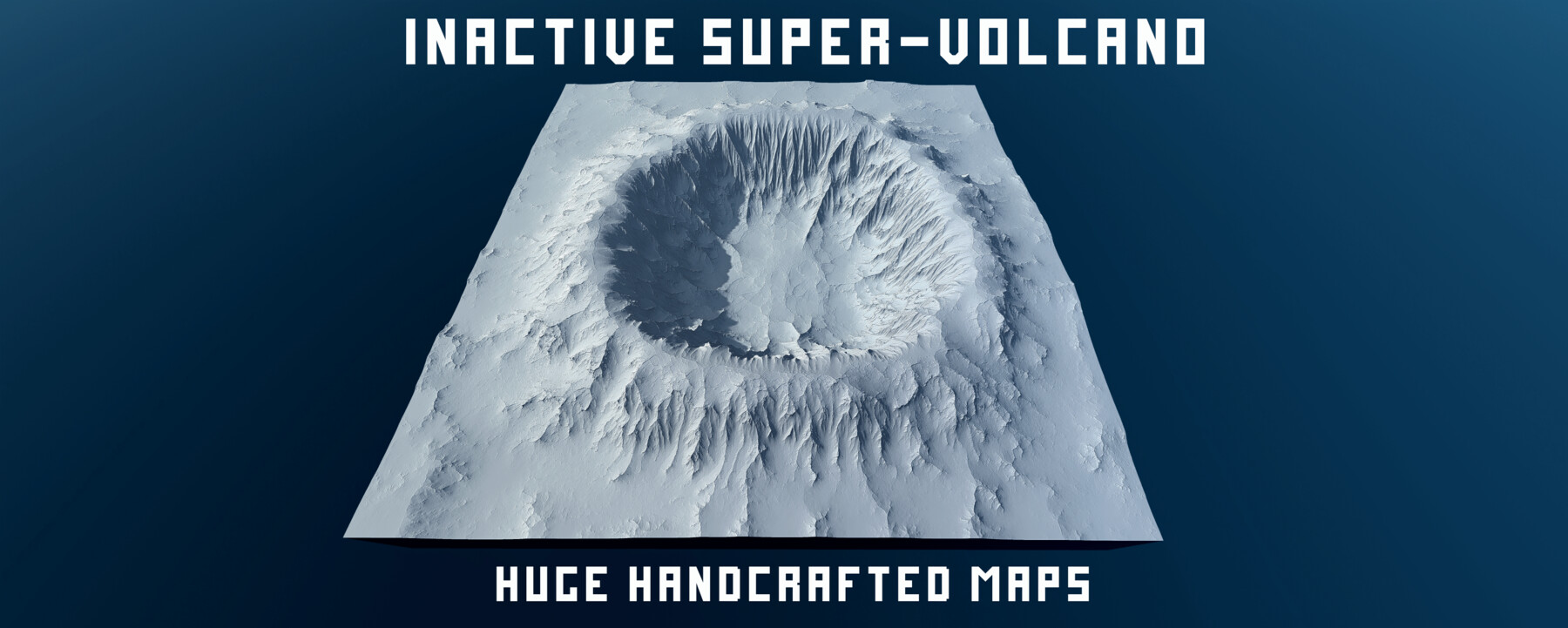 ArtStation - Landscape - Inactive Super-Volcano | Game Assets