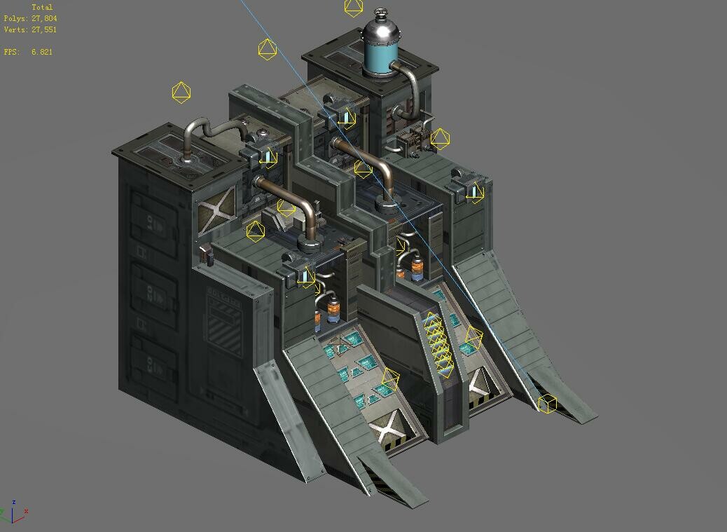 ArtStation - Machinery - wall 01 | Game Assets
