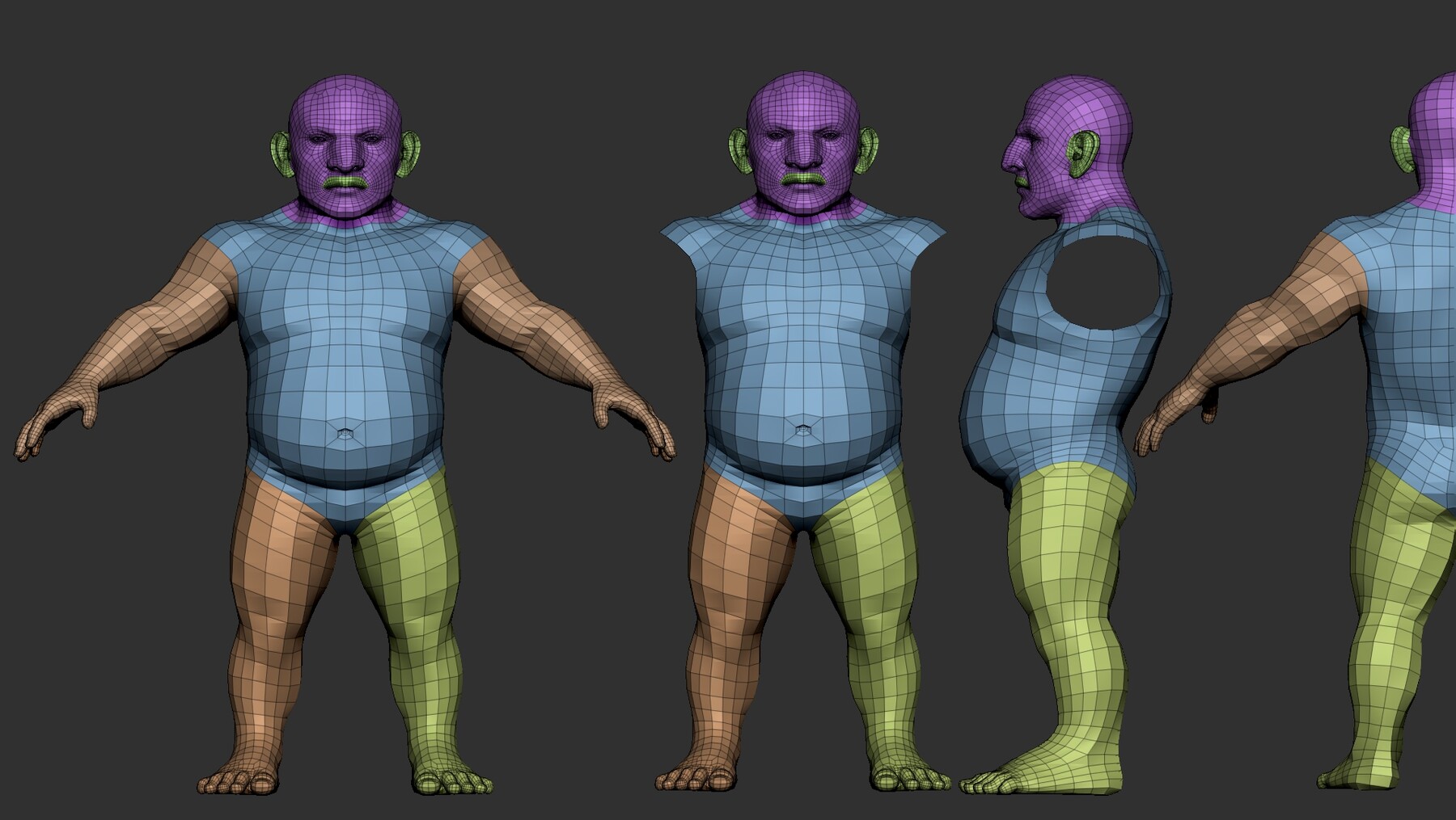 ArtStation - Dwarf - Basemesh | Resources