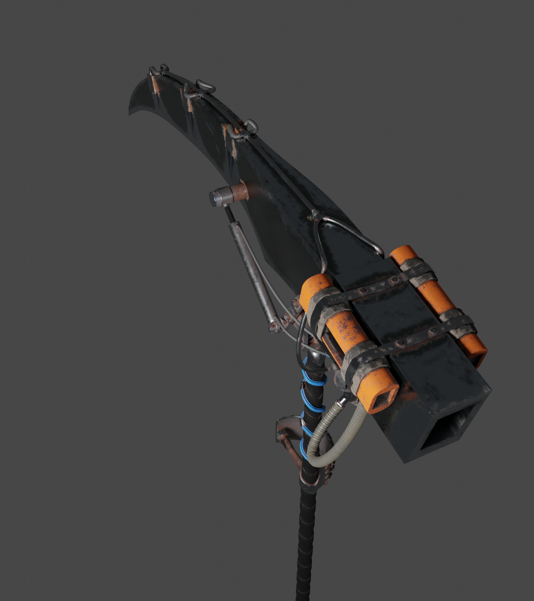 ArtStation - Fire-Spitting mechanical Scythe | Resources