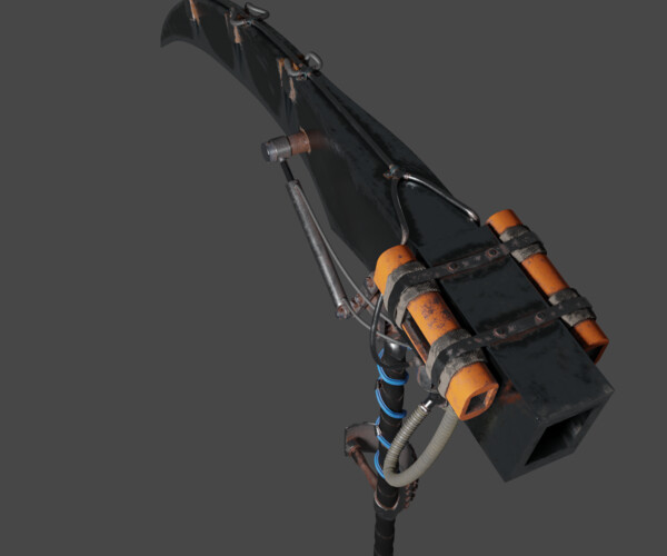 ArtStation - Fire-Spitting mechanical Scythe | Resources