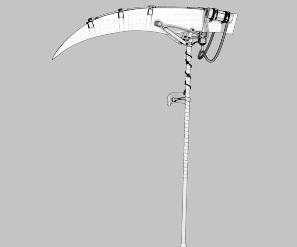 ArtStation - Fire-Spitting mechanical Scythe | Resources