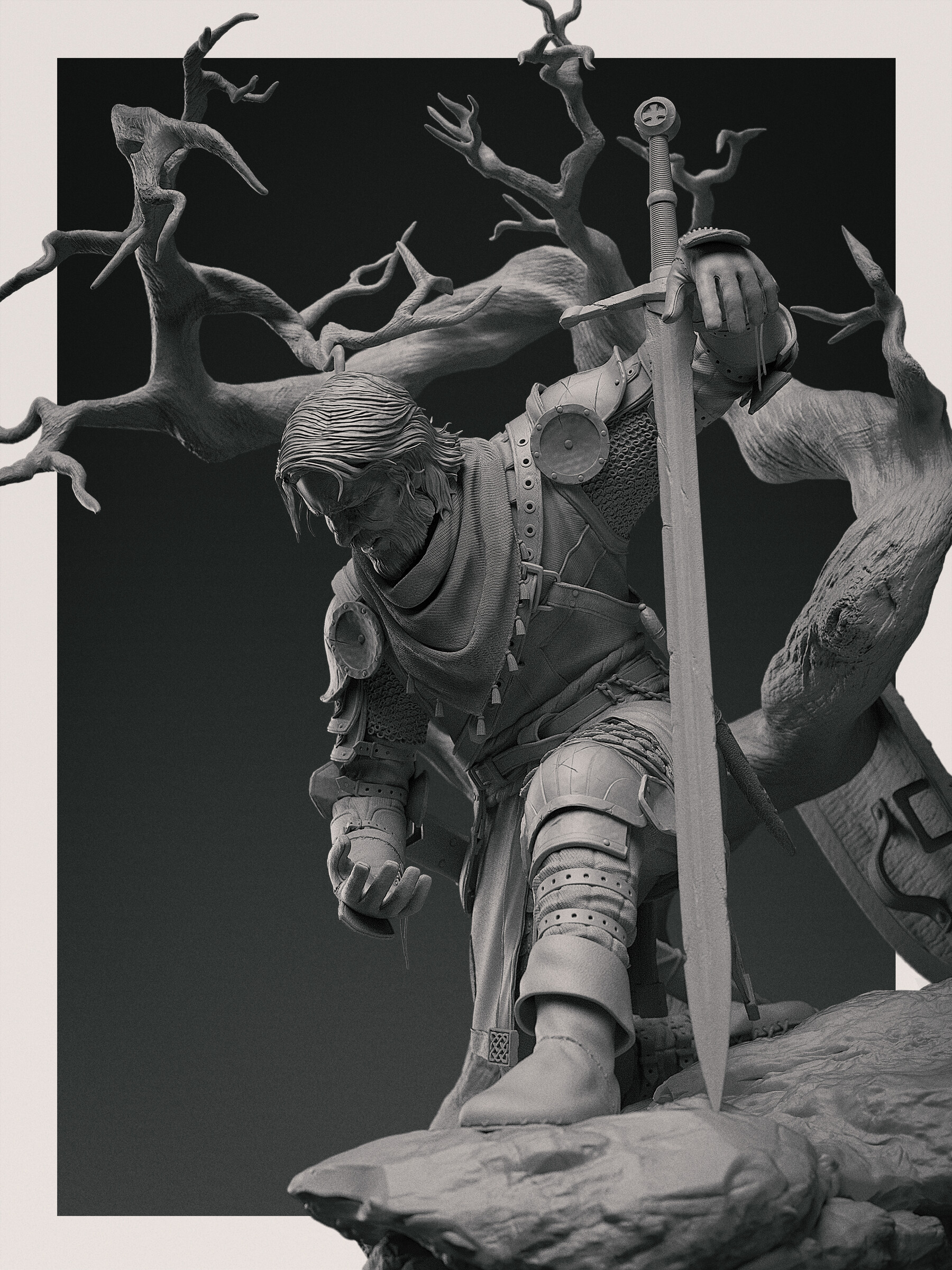 ArtStation - Knight 3D Print Ready STL Files | Resources