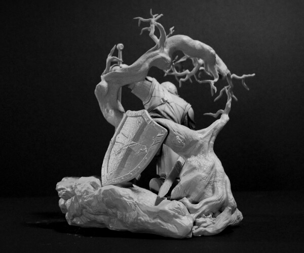 ArtStation - Knight 3D Print Ready STL Files | Resources