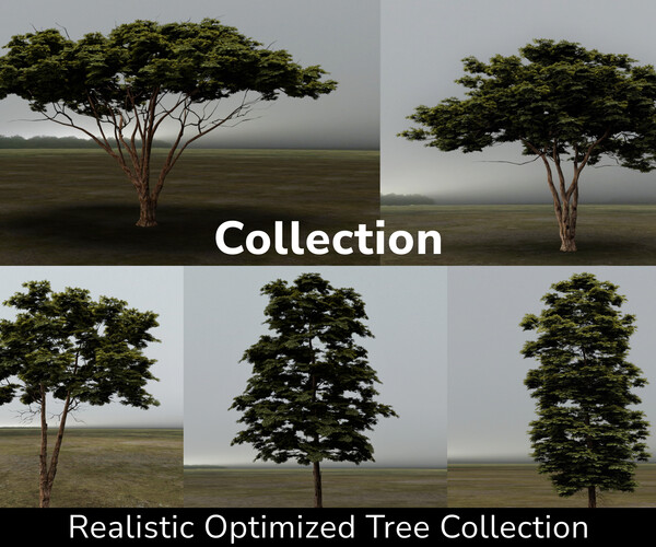 ArtStation - Large Trees Lowpoly Collection | Resources