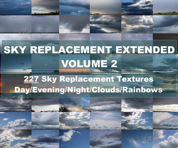 ArtStation - Sky Replacement Extended Vol. 2 | Game Assets