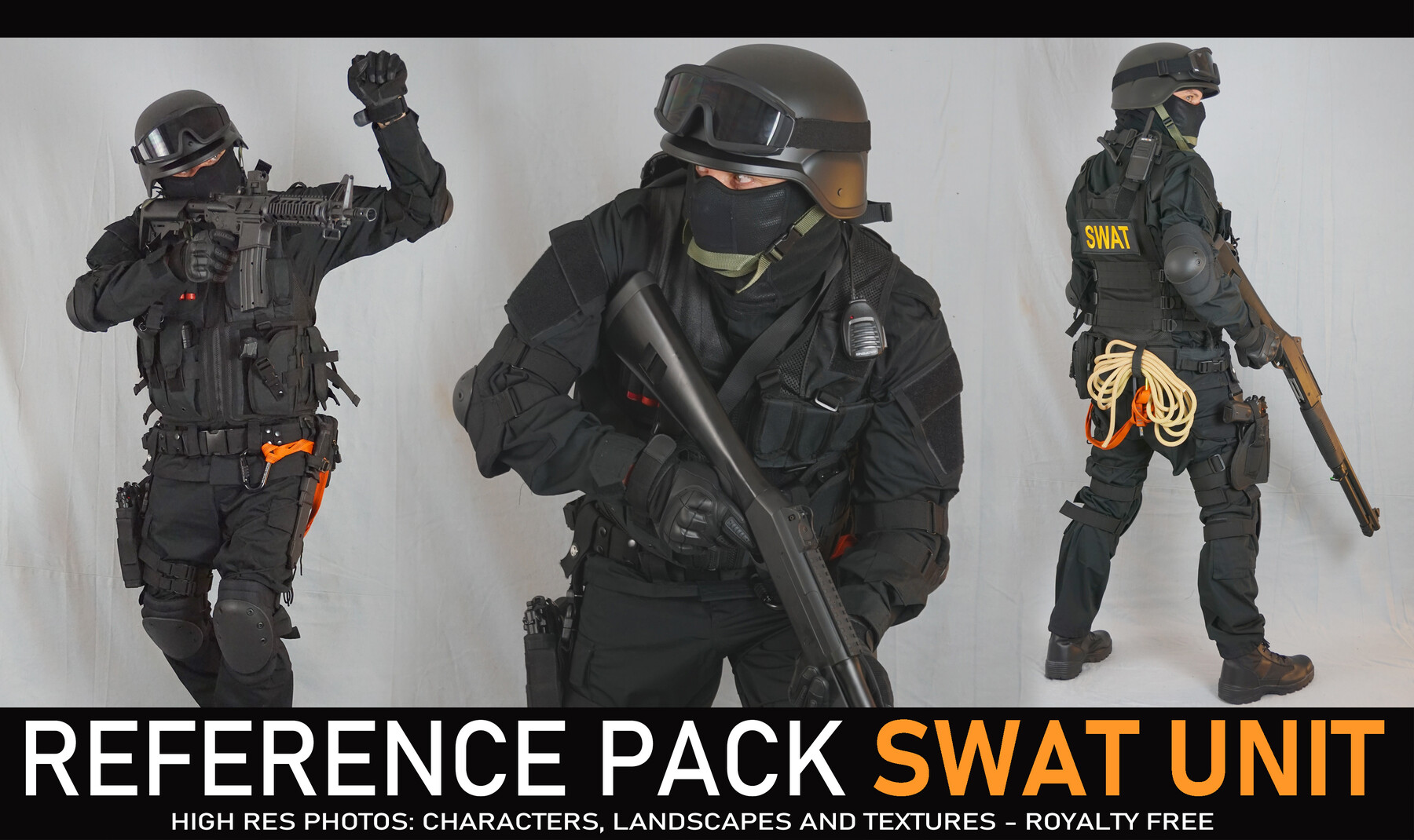ArtStation - SWAT UNIT - 760+ Reference pictures including 360 ...