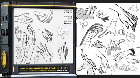ArtStation - Character ANATOMY | POSE | STUDY Brushes Bundle | Books & Comics