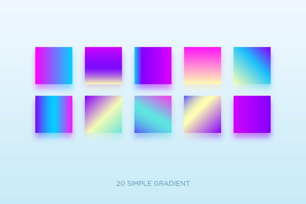 ArtStation - Big Gradient Set | Game Assets