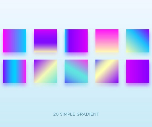 ArtStation - Big Gradient Set | Game Assets