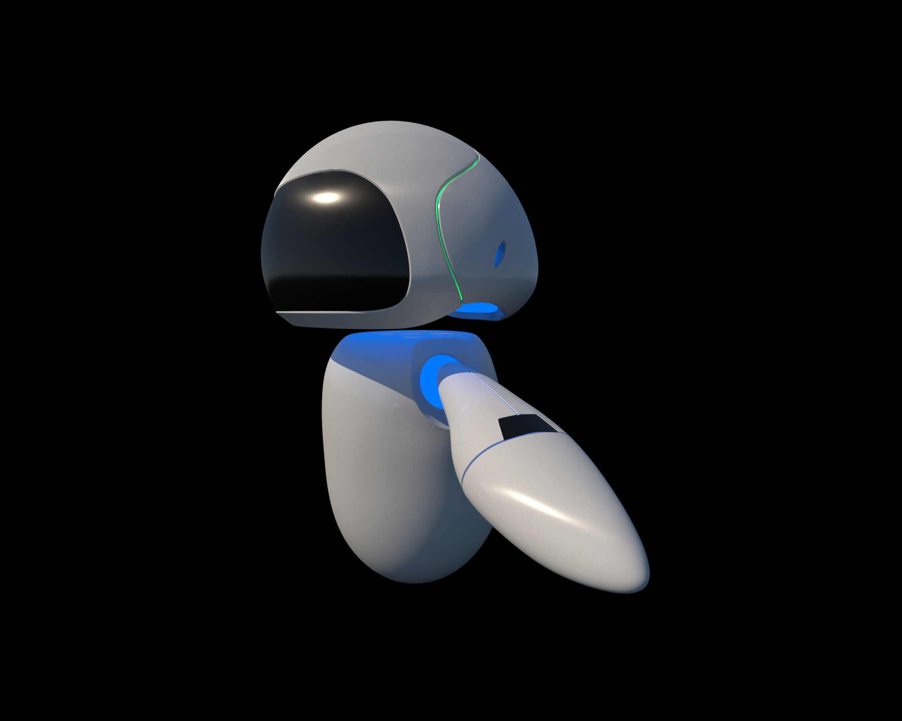 ArtStation - Manga Cartoons Robot_Q model | Resources