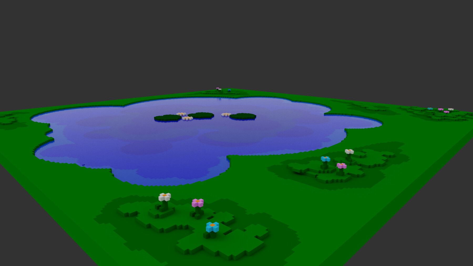 ArtStation - Pond Voxel | Game Assets