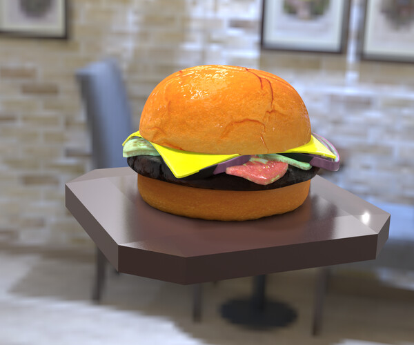 ArtStation - beef burger | Game Assets