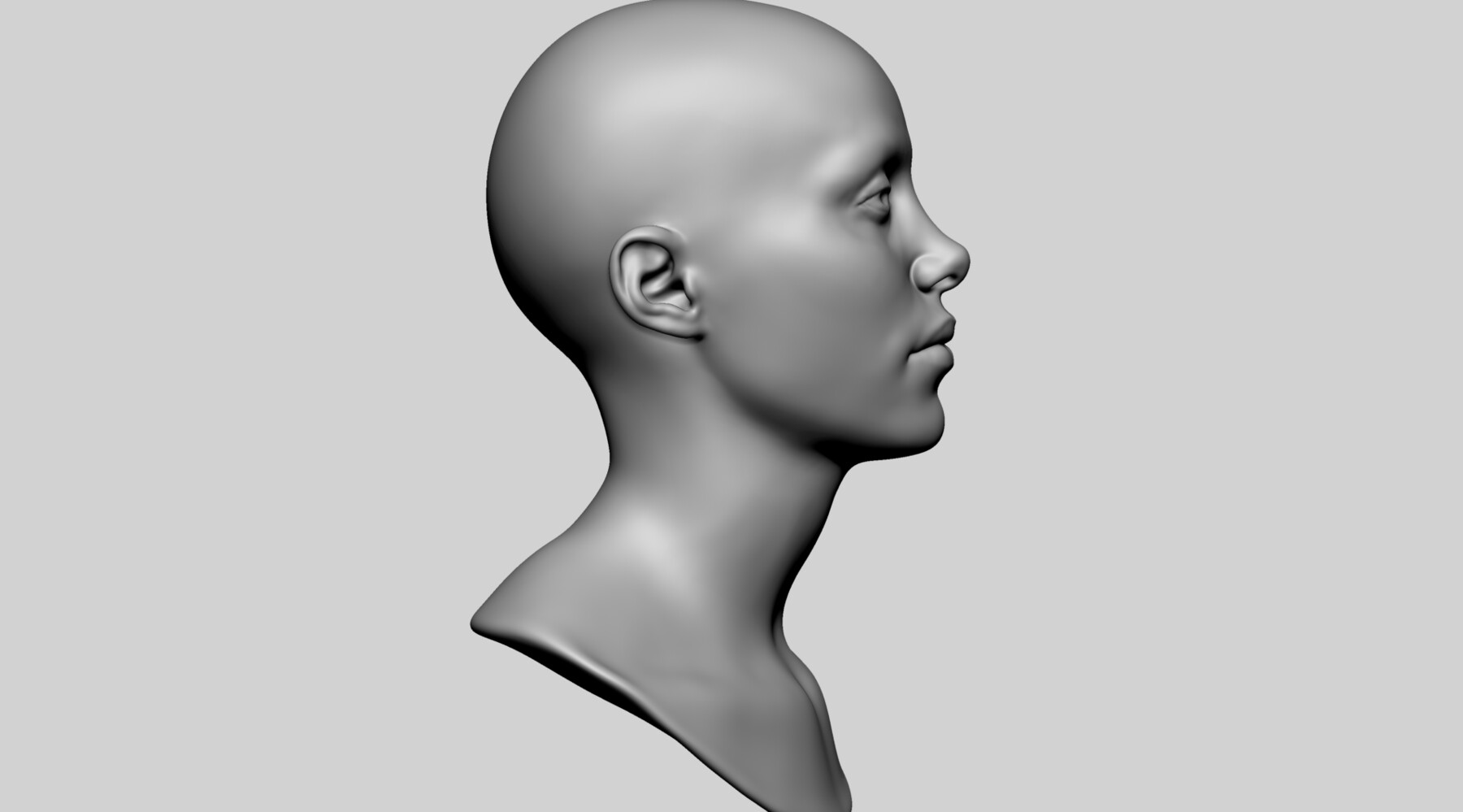ArtStation - Base Female Head 07 | Resources