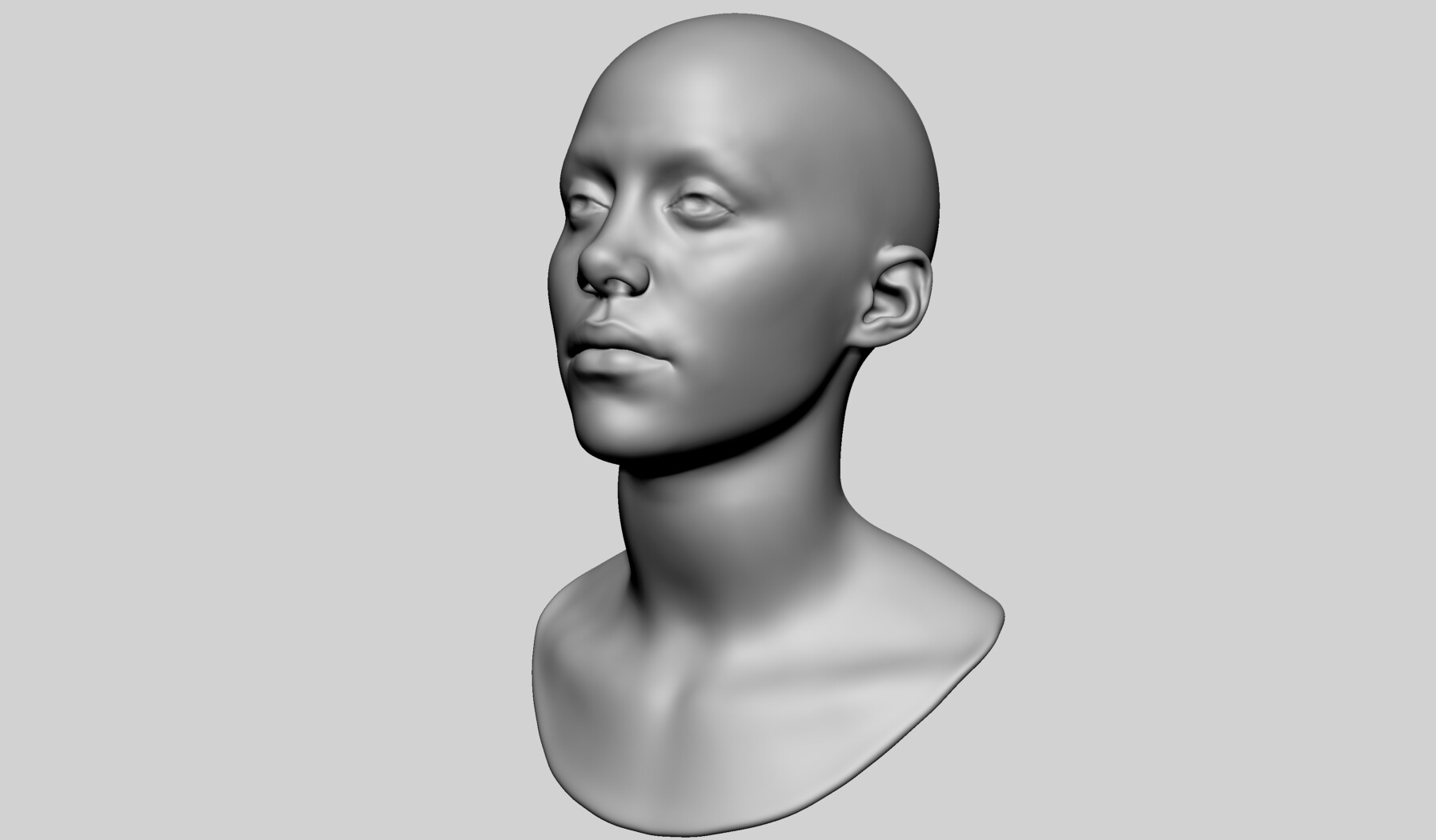 ArtStation - Base Female Head 07 | Resources