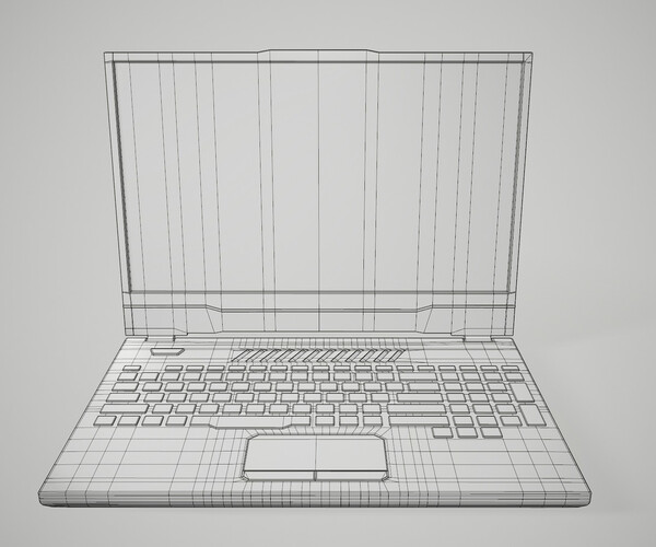 ArtStation - Gaming Laptop 3D Model | Game Assets