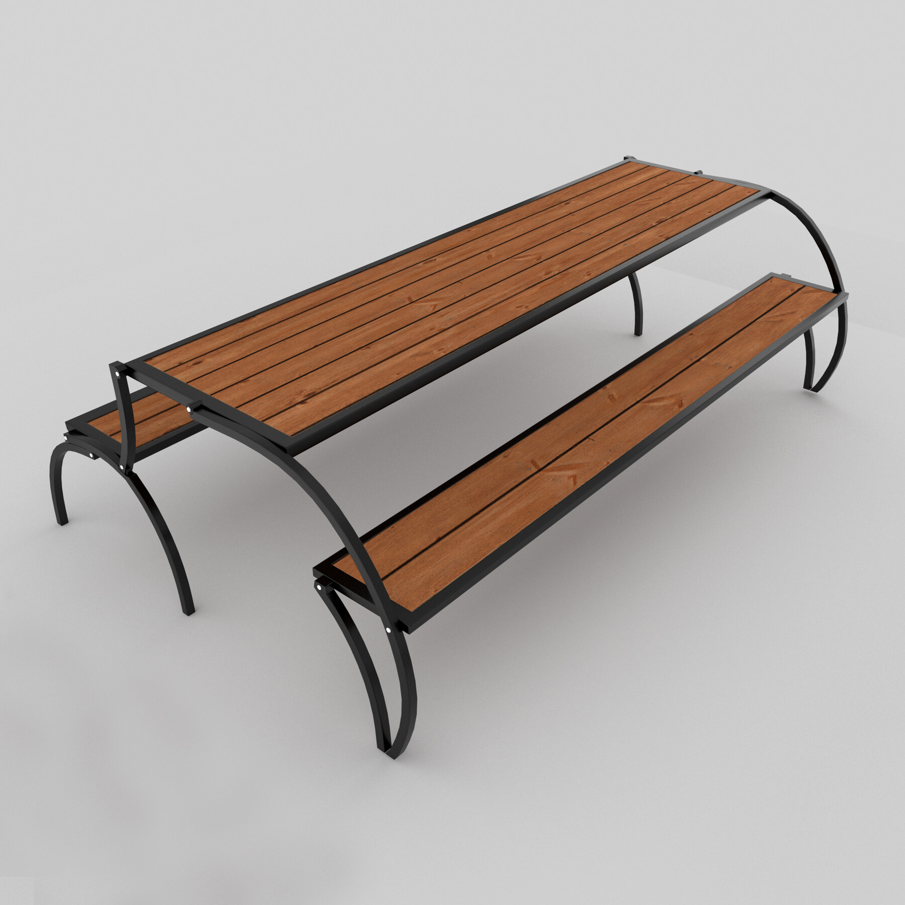 ArtStation - Convertible Bench and Table with Rigging and Animation (4 ...