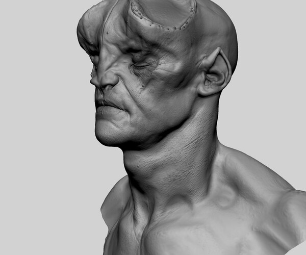 ArtStation - Creature Head 08 | Resources