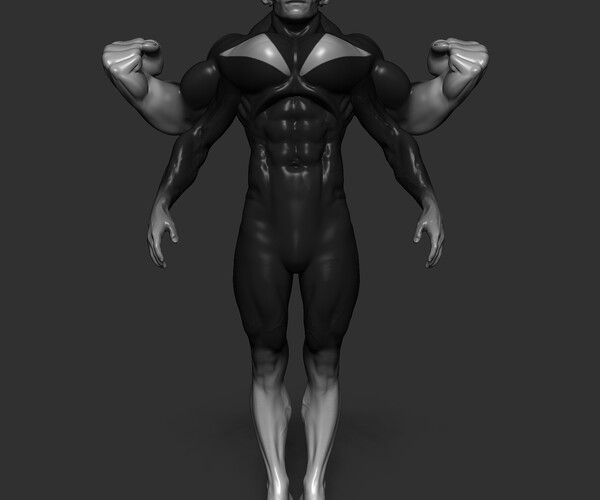 ArtStation - 4 arms man concept | Resources