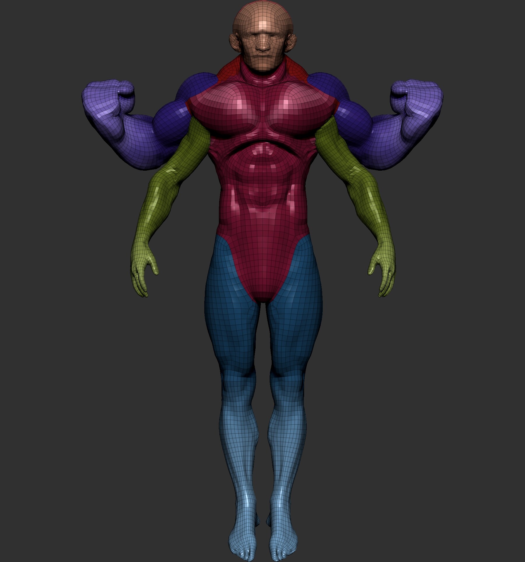 ArtStation - 4 arms man concept | Resources