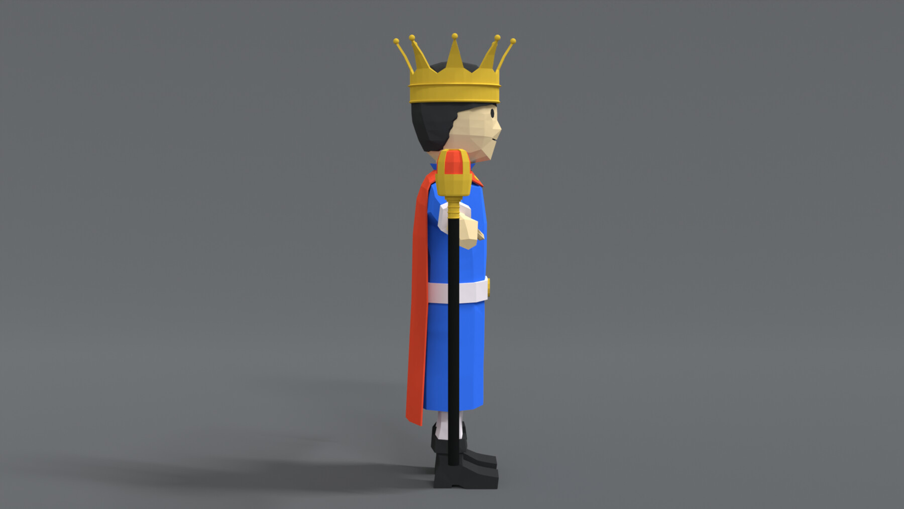 ArtStation - Low Poly Cartoon King | Game Assets
