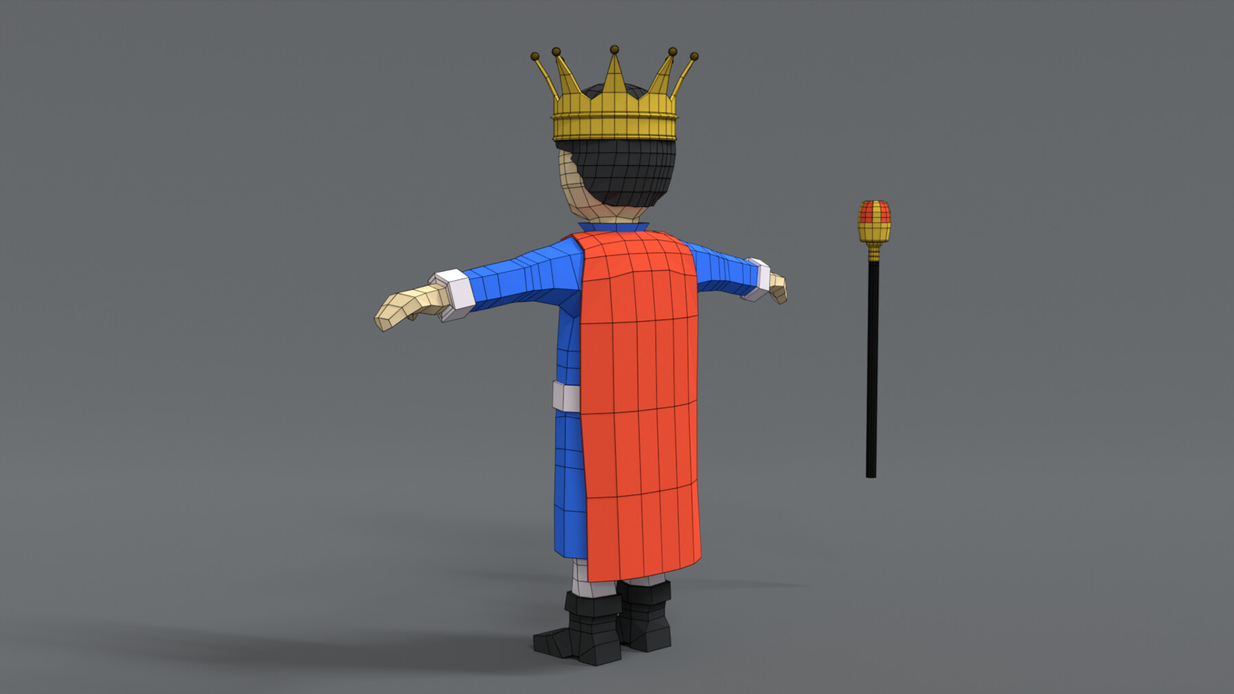 ArtStation - Low Poly Cartoon King | Game Assets