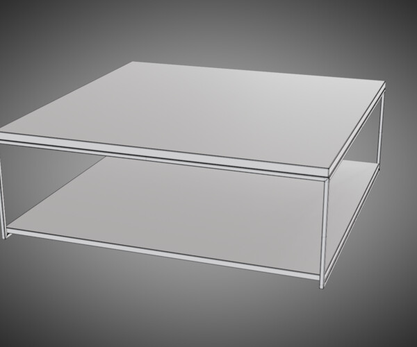 ArtStation - Liam Square Coffee Table by Minotti | Game Assets