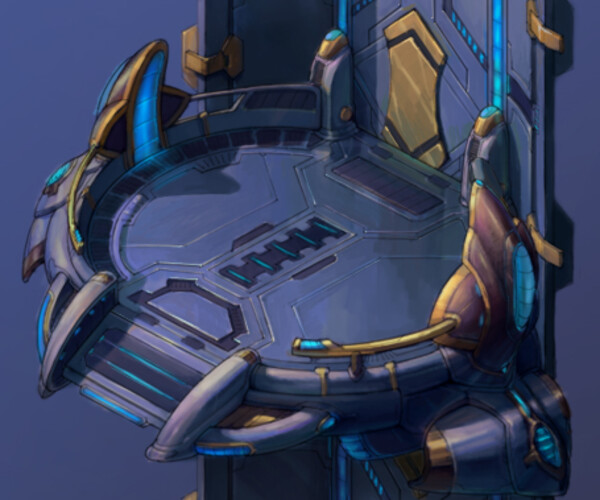 ArtStation - Machinery - Lift 01 | Game Assets