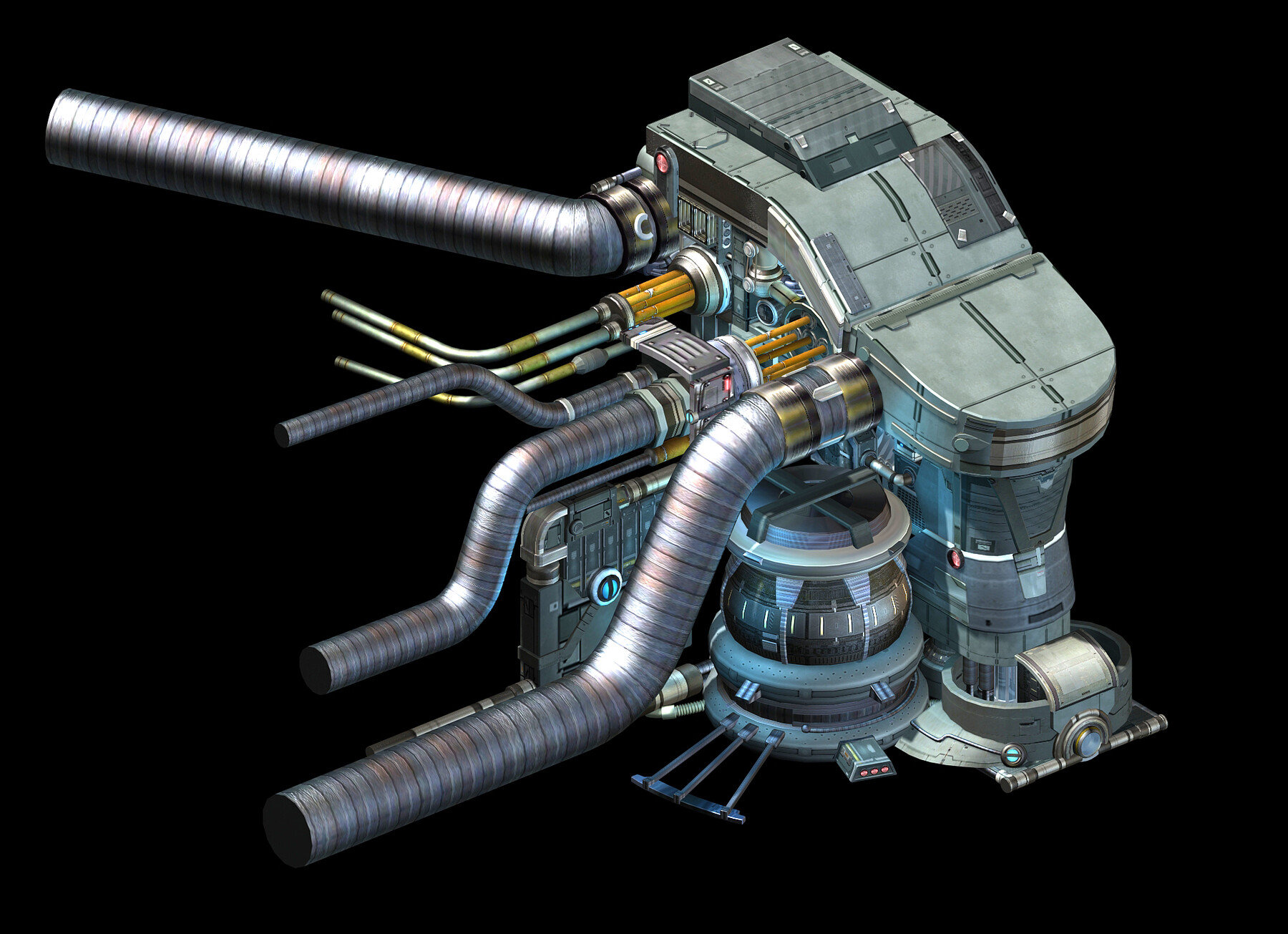 ArtStation - Machinery - Interior Wall 04 | Game Assets