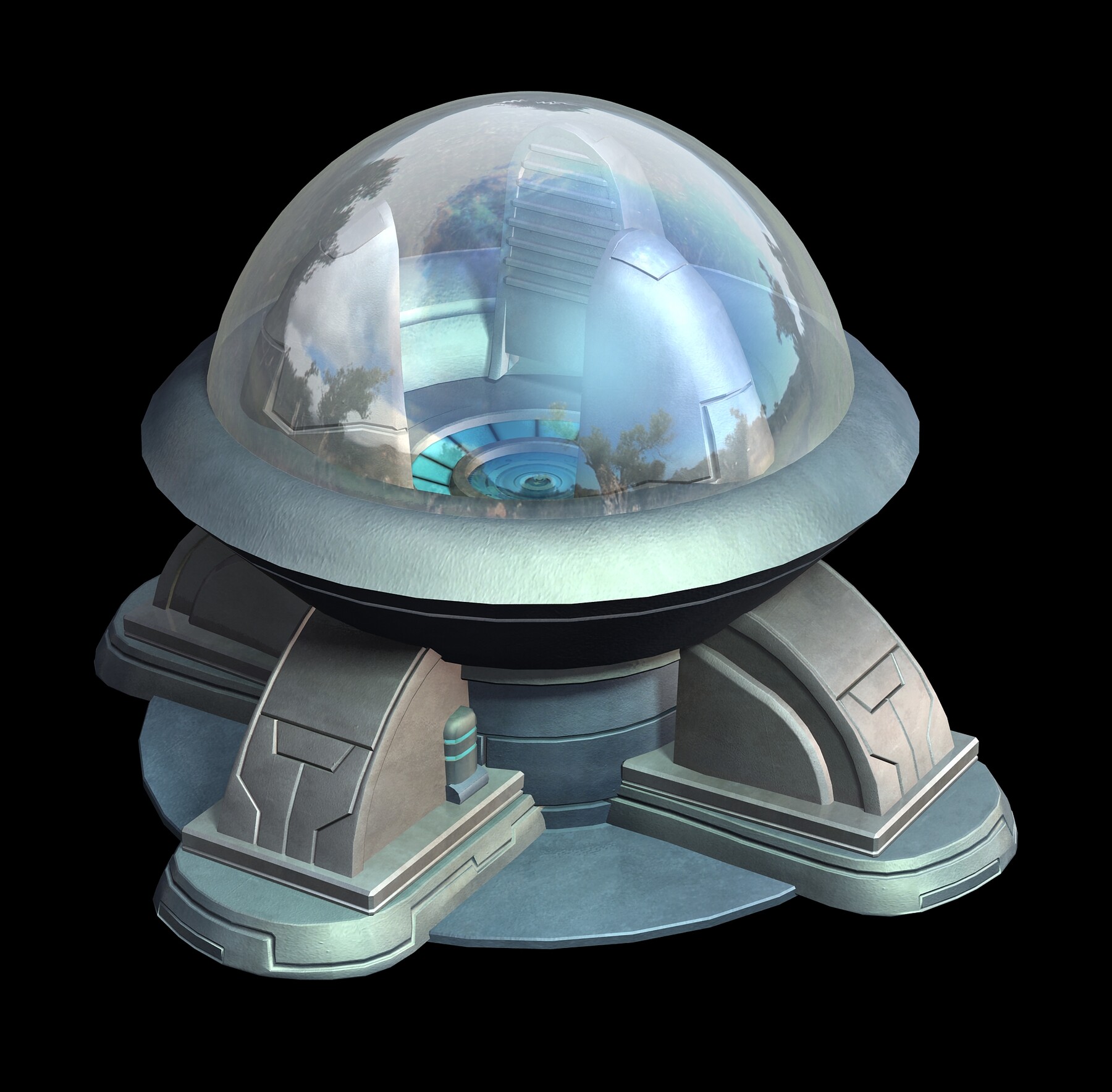 ArtStation - Building - Fleet Battery Generator 01 | Game Assets