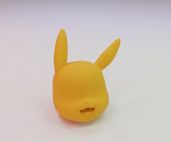 ArtStation - PIKACHU POKEMON TOOTHPASTE CAP | Resources