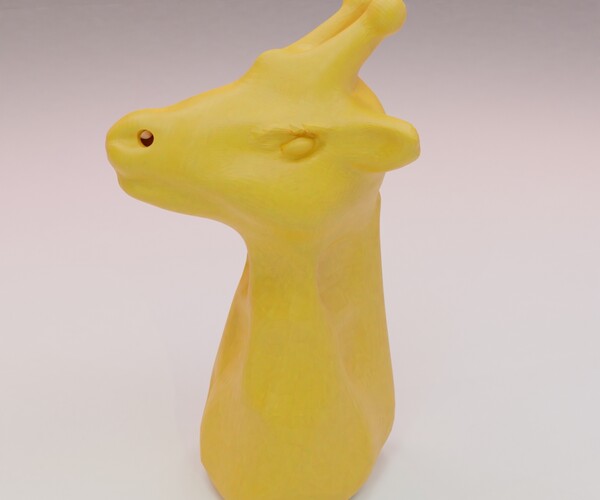 ArtStation - GIRAFFE TOOTHPASTE CAP | Resources