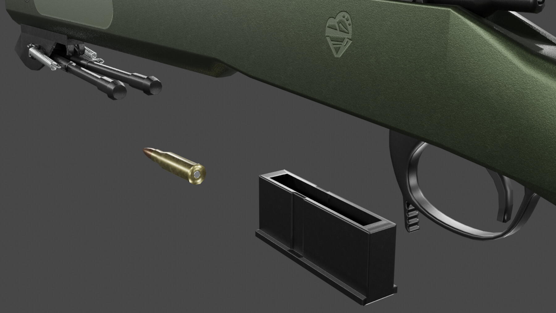 ArtStation - AWM 3D Model | Game Assets