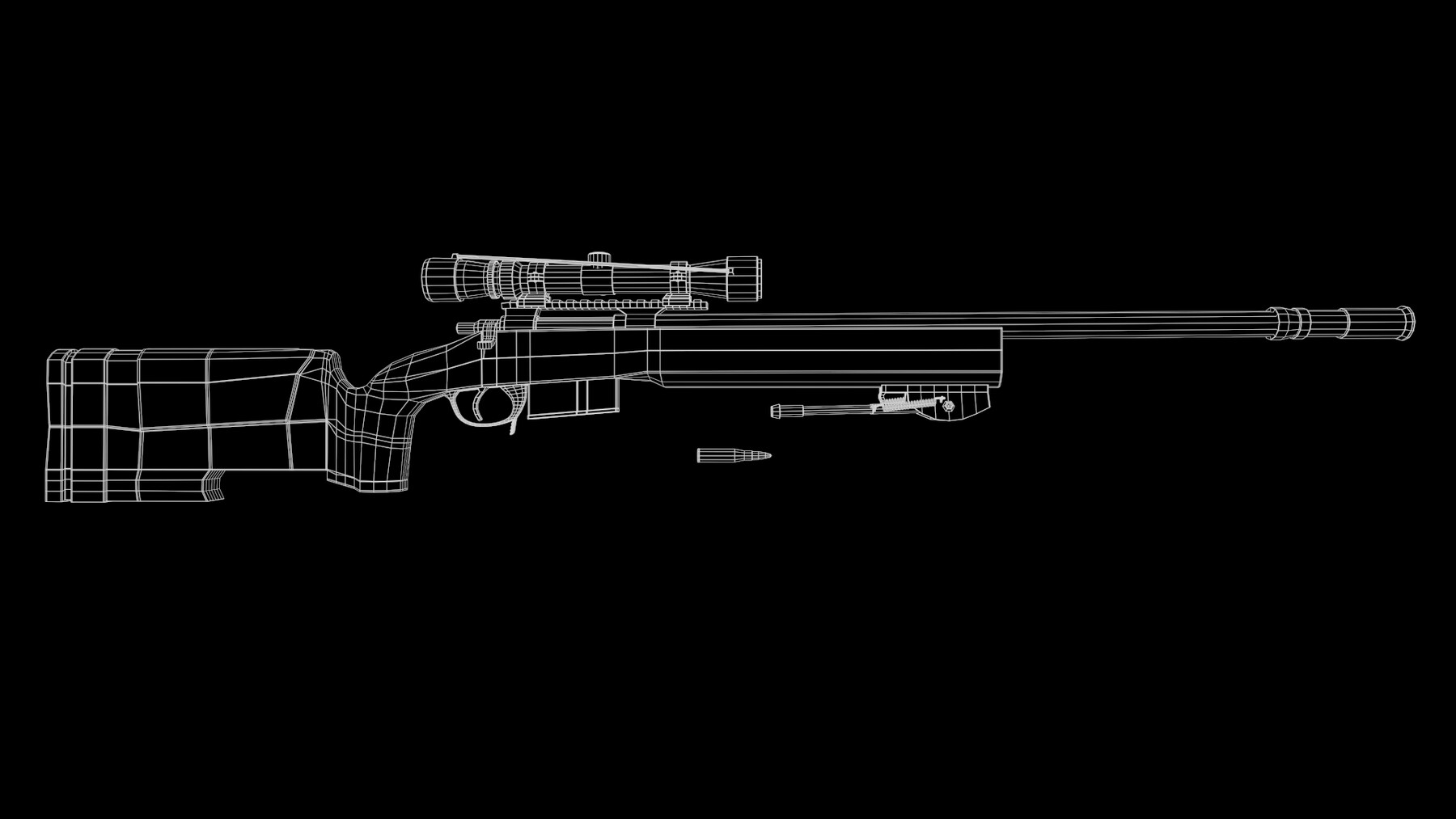 ArtStation - AWM 3D Model | Game Assets