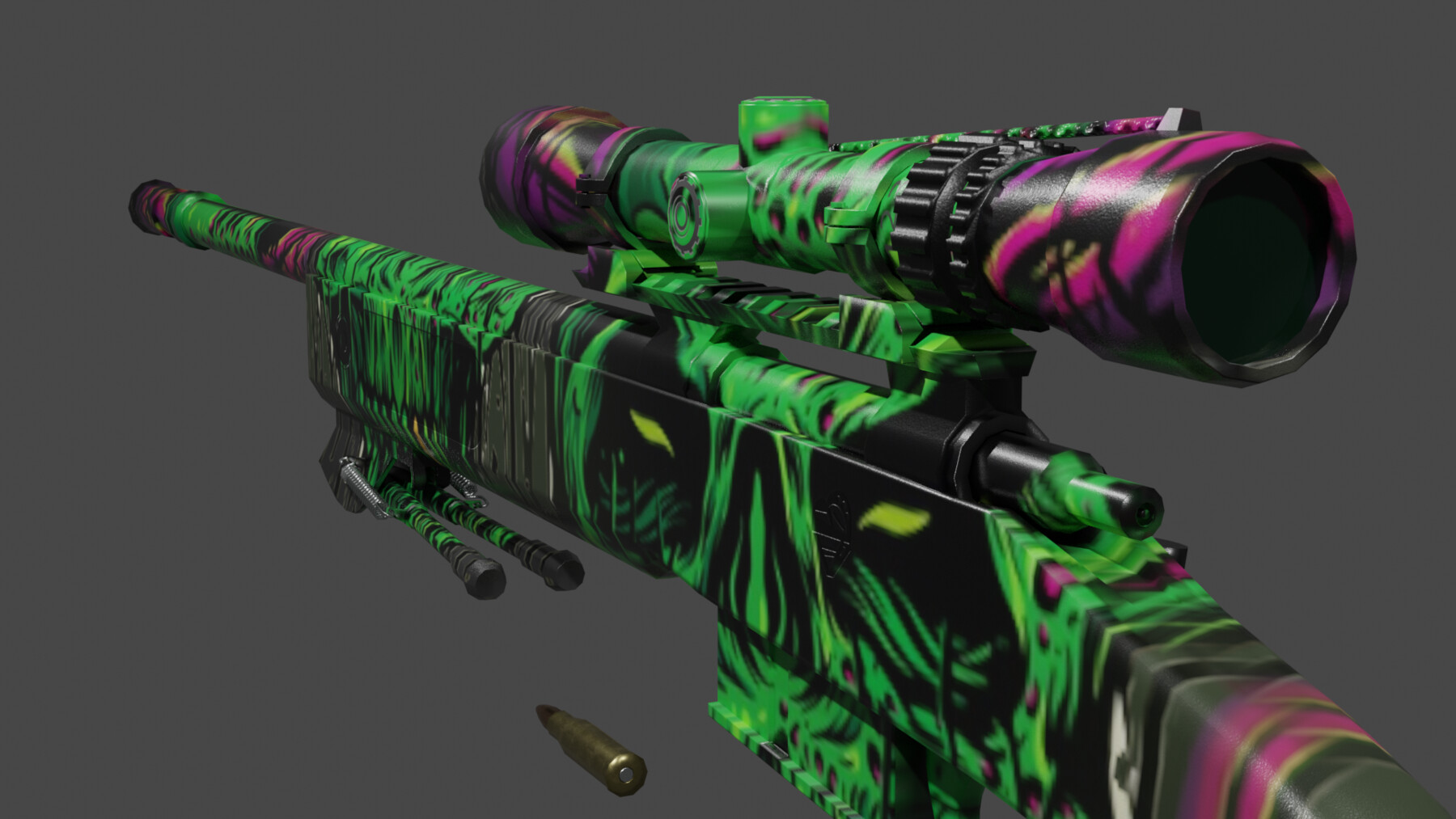 ArtStation - Awm 3D Model | Game Assets