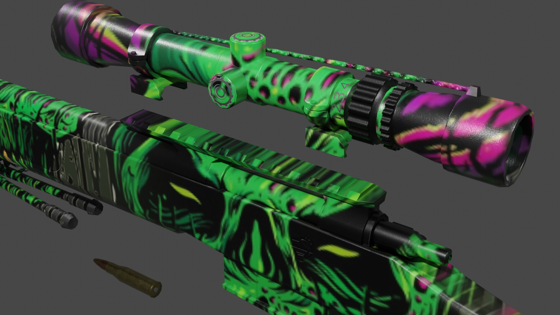 ArtStation - Awm 3D Model | Game Assets