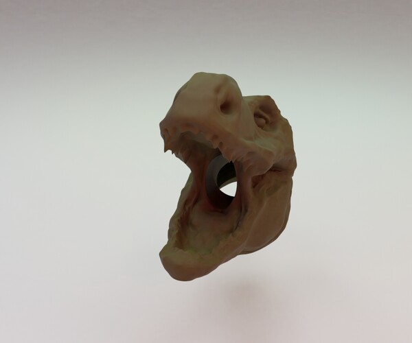 ArtStation - T-REX DINOSAUR TOOTHPASTE CAP | Resources