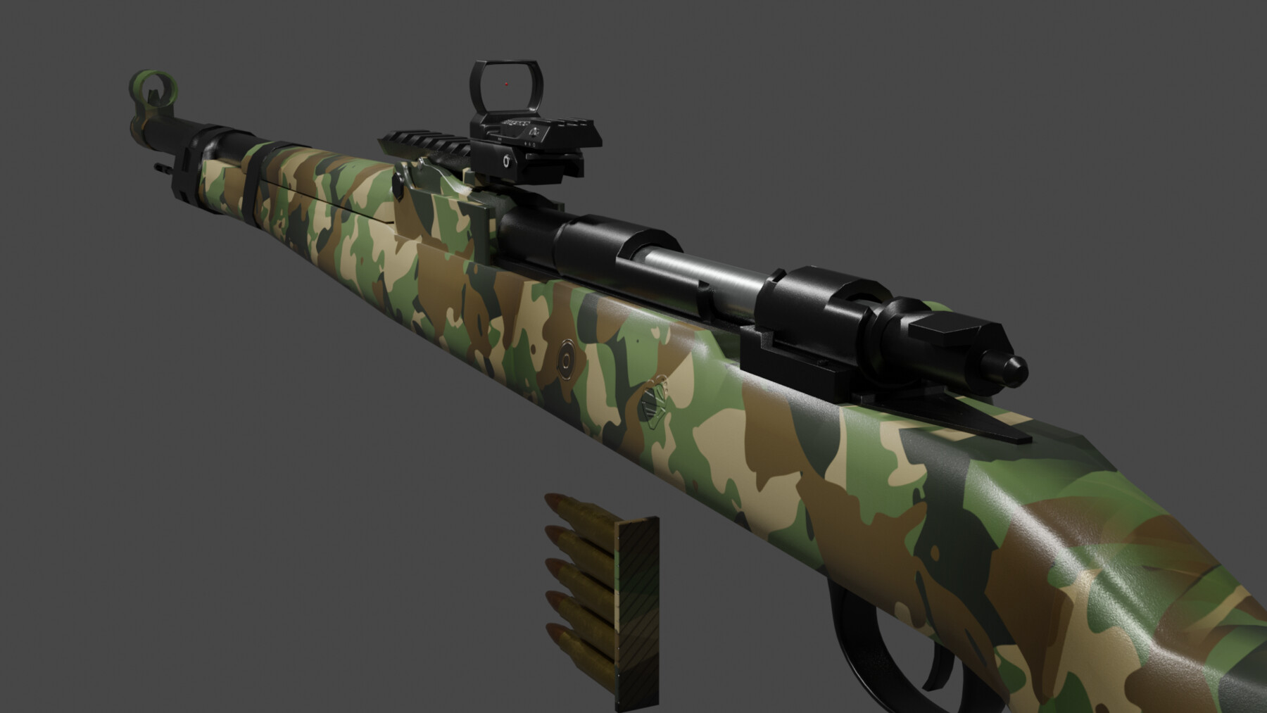 ArtStation - Kar98 3D Model | Game Assets