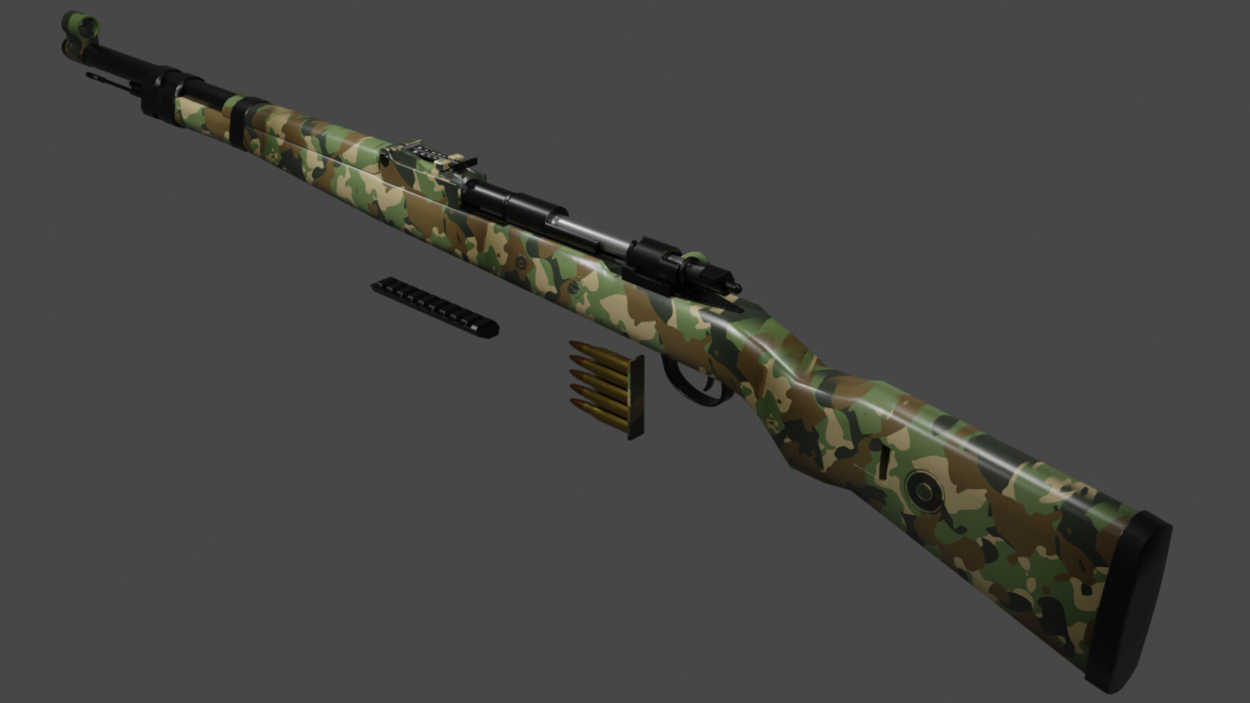 ArtStation - Kar98 3D Model | Game Assets