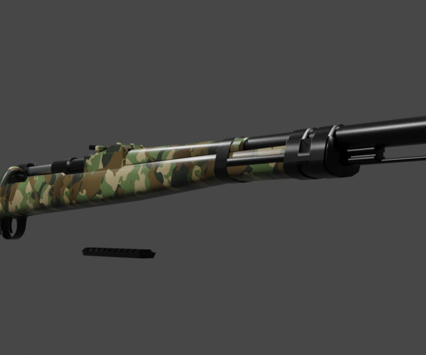 ArtStation - Kar98 3D Model | Game Assets