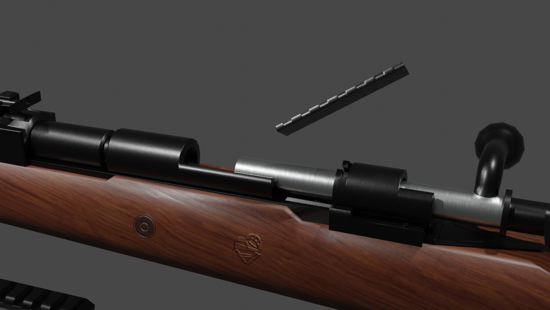 ArtStation - Kar98k 3D Model | Game Assets