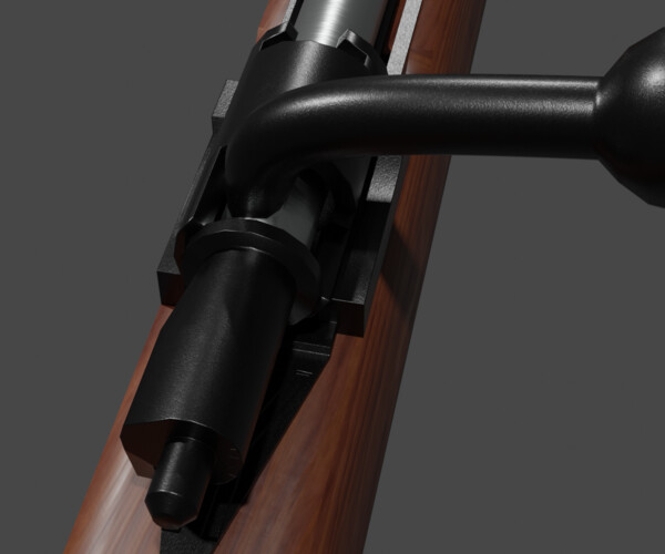 ArtStation - Kar98k 3D Model | Game Assets