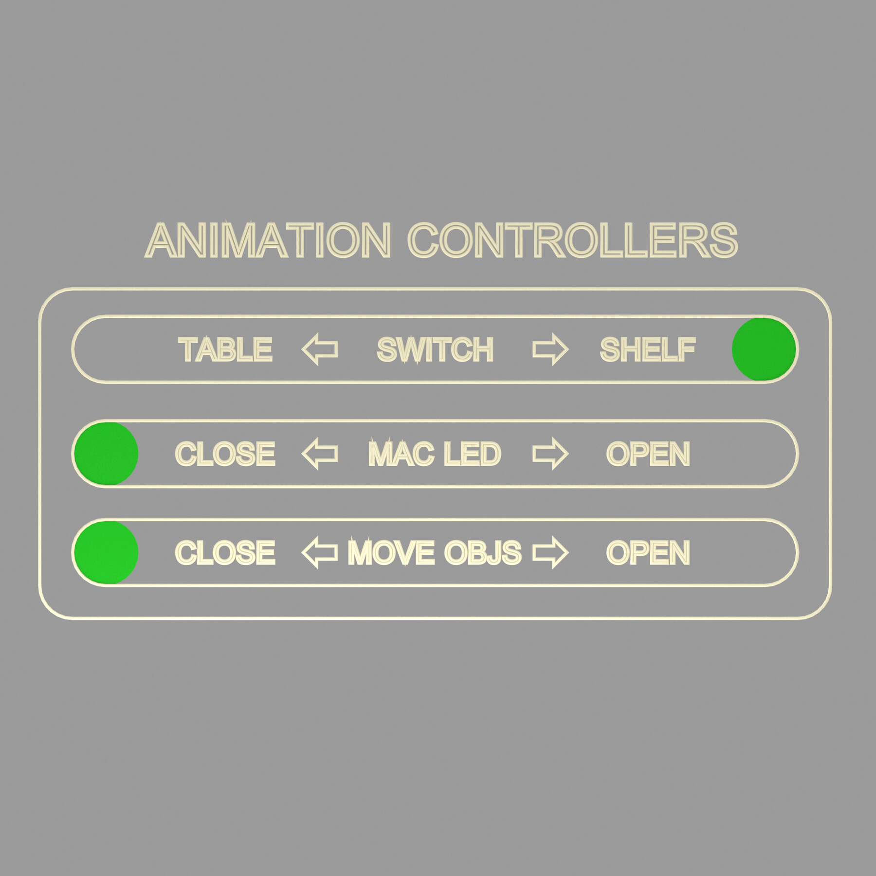 ArtStation - Wall Mounted Convertible Shelf and Table + Rigging and ...
