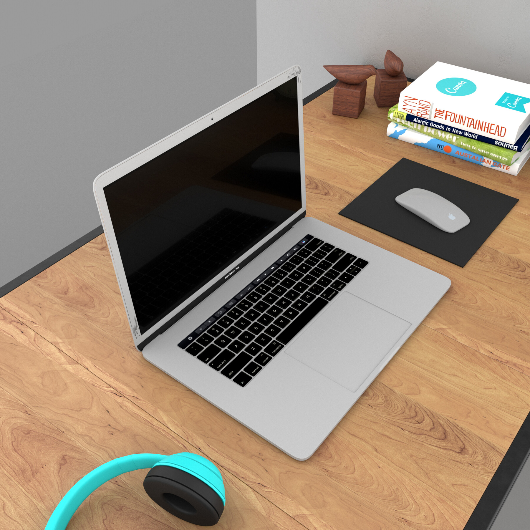 ArtStation - Wall Mounted Convertible Shelf and Table + Rigging and ...