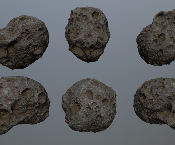 ArtStation - Asteroid Set | Game Assets