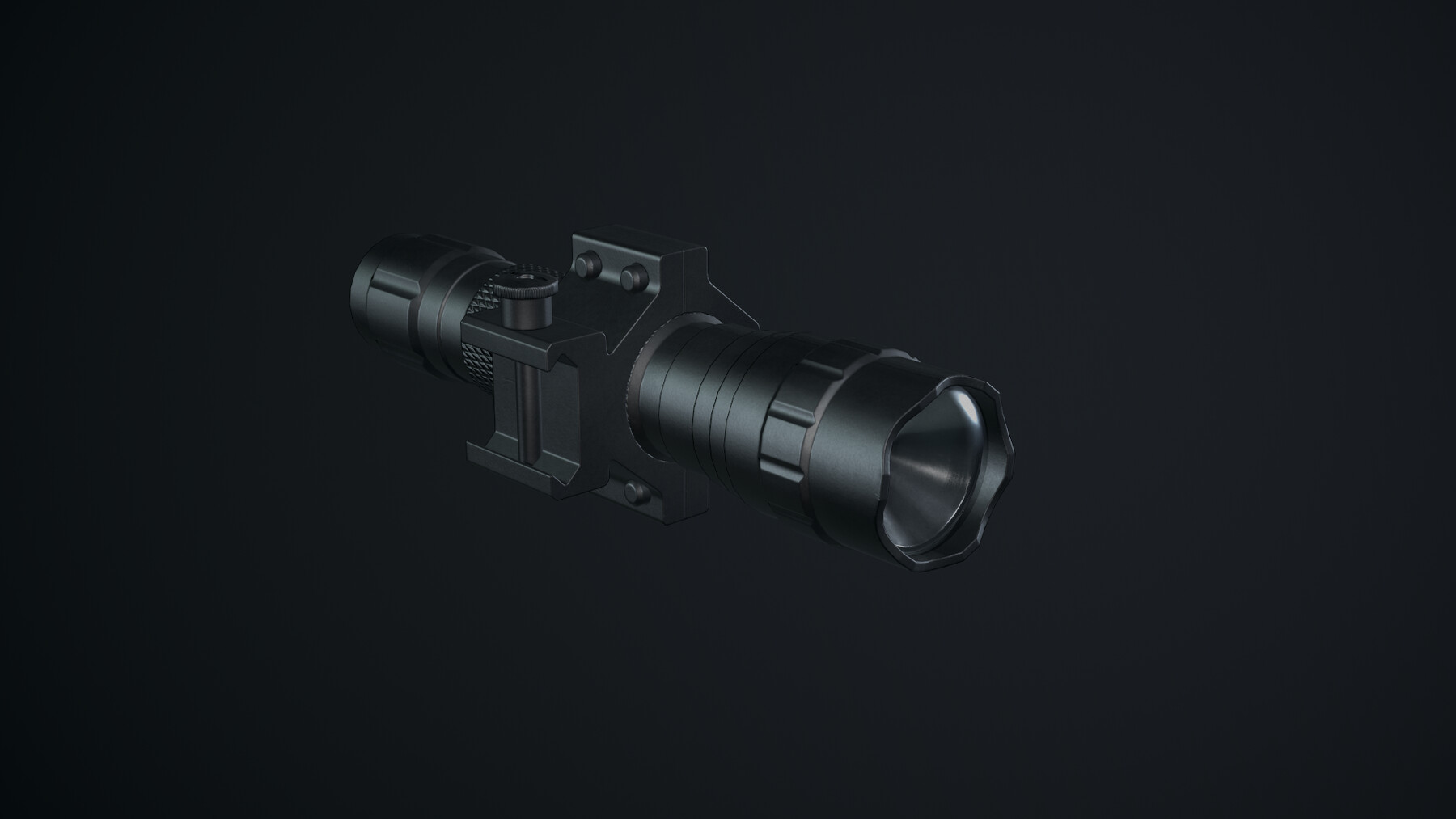 ArtStation - Flashlight Ultrafire WF-501B with Picatinny Mount | Game ...