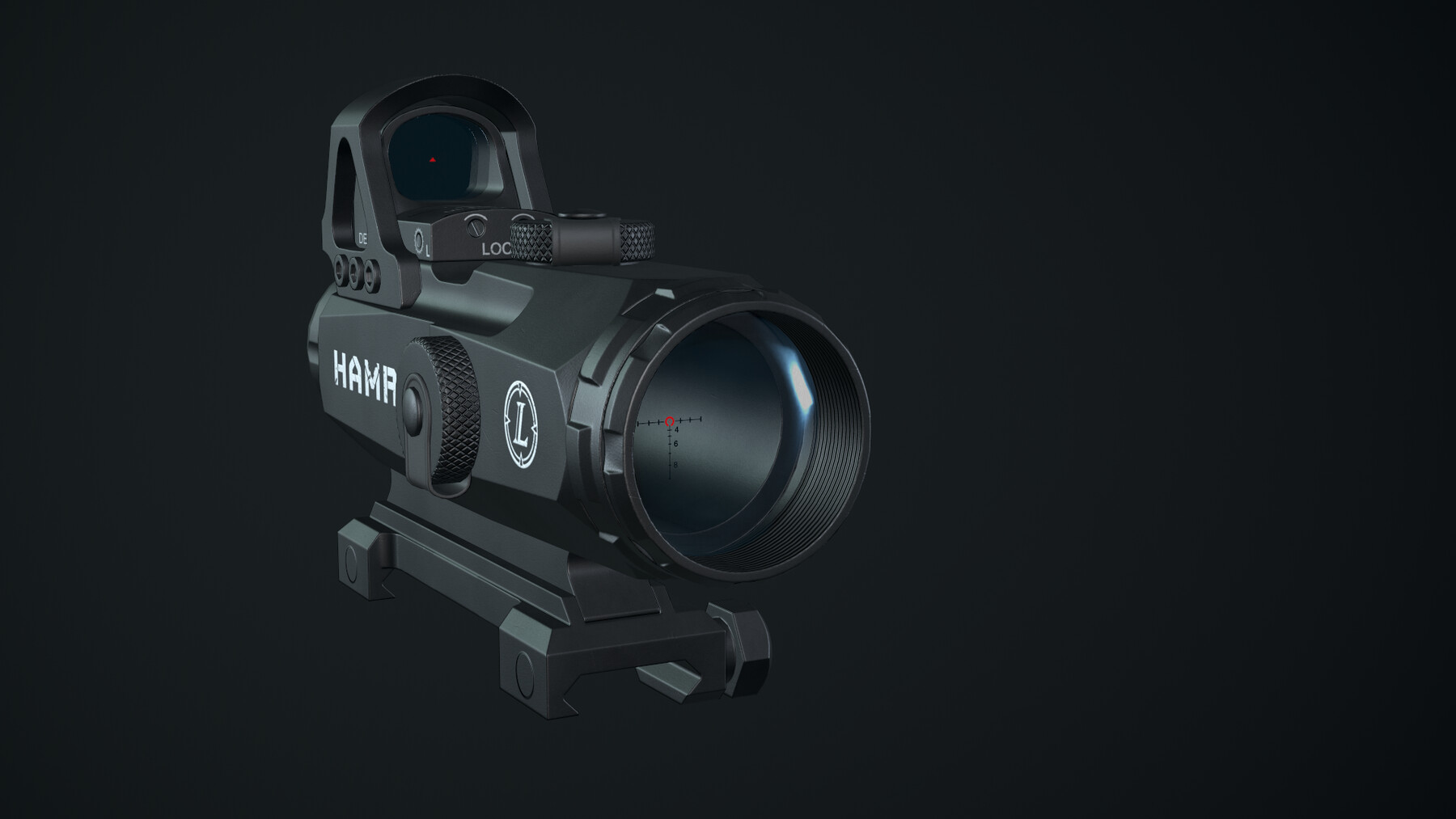ArtStation - Leupold mark 4 HAMR Scope | Game Assets