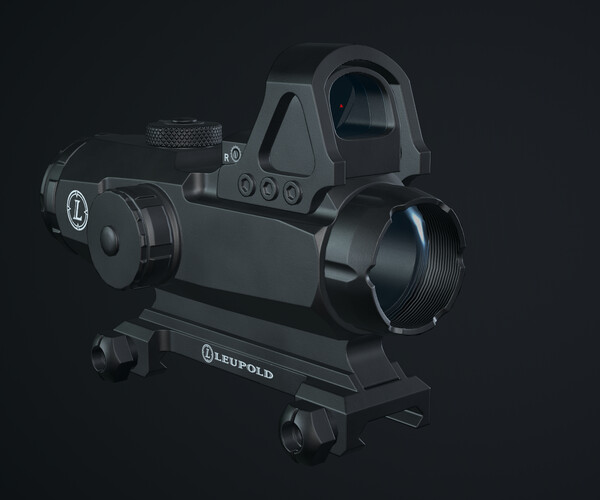 ArtStation - Leupold mark 4 HAMR Scope | Game Assets